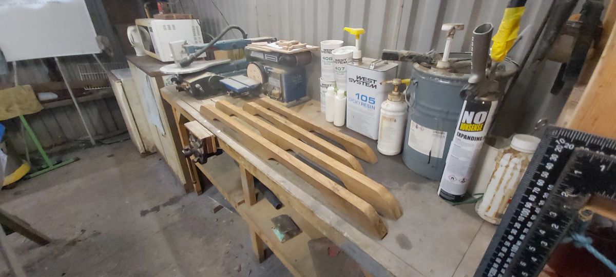Teak Hand Rails for Hardy Family Pilot